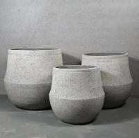 China Frost Resistant GRC Planter Pot Quadrate 52x52x47cm for Indoor Outdoor Garden for sale