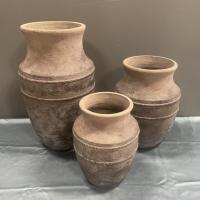 China Quangui GRC Planter Pots 5-6 Years Outdoor Frost Resistant Cement Flower Planters for sale