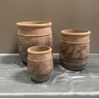 China Textured Surface GRC Planter Pots Durable Flower Planters Pots For Long-Term for sale