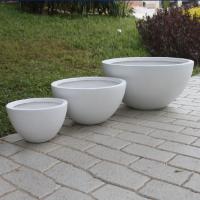 China Fiber Clay Planters For Garden Durable And Modern Design for sale