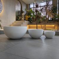 China Fiber Clay Planters For Garden Durable And Modern Design for sale