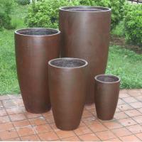 China Indoor Hotel Fiber Clay Planter for sale
