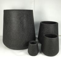 China Enhance Your Garden With Elegant Fiber Clay Planters Round Shape for sale