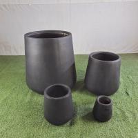 China Enhance Your Garden With Elegant Fiber Clay Planters Round Shape for sale