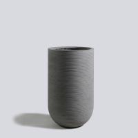 China Frost Resistant Fiber Cement Garden Pots 42x42x70H GRC Planter for Indoor Outdoor for sale