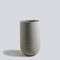 China Frost Resistant Fiber Cement Garden Pots 42x42x70H GRC Planter for Indoor Outdoor for sale