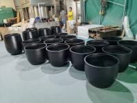 China Fiberglass Flower Pots Customizable Size 30-40 Days Production CE/Rohs/ISO9001 for sale