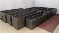 China Customizable Fiberglass Flower Pots 30-40 Days Production Matte Finish for Indoor Outdoor Planters for sale