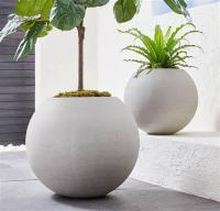 China Fiberglass Flower Pots Durable Lightweight Customizable for Indoor Outdoor Garden for sale
