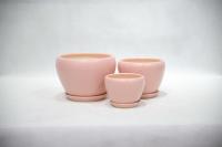 China Elegant Round Ceramic Pots For Your Home Or Business Various Sizes Available for sale