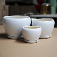China Elegant Round Ceramic Pots For Your Home Or Business Various Sizes Available for sale