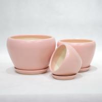 China Elegant Round Ceramic Pots For Your Home Or Business Various Sizes Available for sale