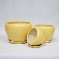 China Elegant Round Ceramic Pots For Your Home Or Business Various Sizes Available for sale