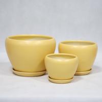 China Elegant Round Ceramic Pots For Your Home Or Business Various Sizes Available for sale