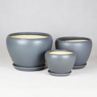 China Elegant Round Ceramic Pots For Your Home Or Business Various Sizes Available for sale