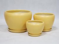 China Elegant Round Ceramic Pots For Your Home Or Business Various Sizes Available for sale