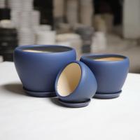 China Elegant Round Ceramic Pots For Your Home Or Business Various Sizes Available for sale