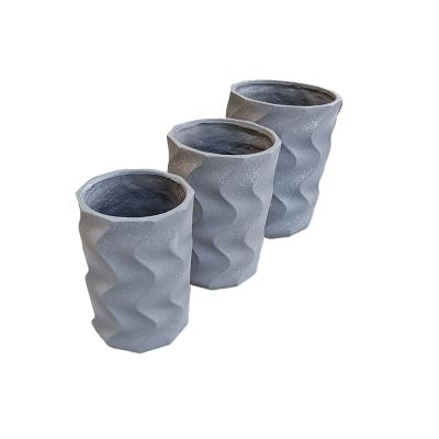 China Modern Style Fiber Clay Planter D340*H360 Waterproof And Fireproof for sale