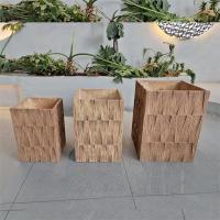 China Lightweight Fiber Clay Planter D370H595 mm Fireproof for Camping Burners Barbecue for sale