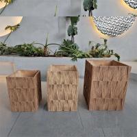 China Lightweight Fiber Clay Planter D370H595 mm Fireproof for Camping Burners Barbecue for sale