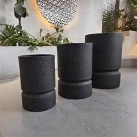 China Fiber Clay Planter 7-8 Years Indoor Life Frost Resistant Durable Lightweight Custom Color for sale
