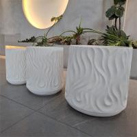 China Fiber Clay Planter Round 405mm Outdoor for Barbecue Camping Burners Heater 5-6 Years Life for sale