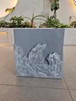 China Frost Resistant Fiberclay Planter Durable And Versatile For Garden for sale
