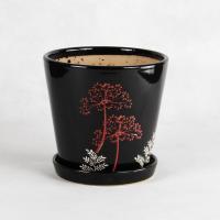 China Small Handcrafted Ceramic Containers for Indoor Decoration and Display for sale