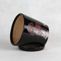 China Small Handcrafted Ceramic Containers for Indoor Decoration and Display for sale