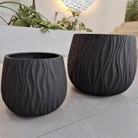 China Fiber Clay Planter D370xH330mm 7-8 Years Indoor Life for Charcoal Oven Barbecue for sale
