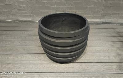 China Modern Fiber Clay Planter Waterproof Fireproof Durable 580x440mm Custom Color for Garden Patio for sale