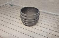 China Modern Fiber Clay Planter Waterproof Fireproof Durable 580x440mm Custom Color for Garden Patio for sale