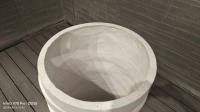 China Texture Surface Fiber Clay Planter Waterproof Fireproof And Frost Resistant for sale