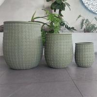 China Frost Resistant Fiber Clay Planter D435H500 for Camping Burners and Charcoal Oven for sale