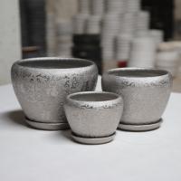 China Durable Stylish Ceramic Pots For  Indoor And Outdoor Garden for sale