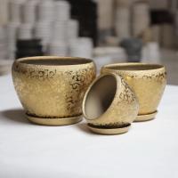 China Durable Stylish Ceramic Pots For  Indoor And Outdoor Garden for sale