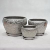 China Durable Stylish Ceramic Pots For  Indoor And Outdoor Garden for sale
