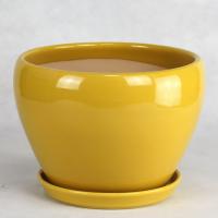 China Durable And Versatile Ceramic Pots Glossy Finish For Living Room for sale