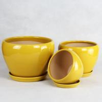 China Durable And Versatile Ceramic Pots Glossy Finish For Living Room for sale