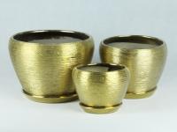 China Durable And Versatile Ceramic Pots Glossy Finish For Living Room for sale