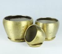 China Durable And Versatile Ceramic Pots Glossy Finish For Living Room for sale