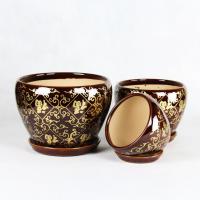 China Durable And Versatile Ceramic Pots Glossy Finish For Living Room for sale