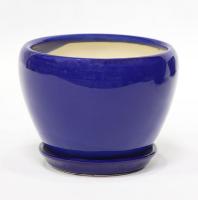 China QUANGUI QG-CM021 Glossy Ceramic Pot Round Small Indoor Planter Custom Color for sale