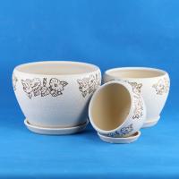 China Transform Your Garden With Our Stylish And Durable Ceramic Pots Shop Now for sale