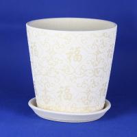 China Customizable Ceramic Pots For  Gardening In Different Colors for sale
