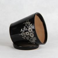 China Customizable Ceramic Pots For  Gardening In Different Colors for sale