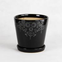 China Customizable Ceramic Pots For  Gardening In Different Colors for sale