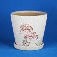 China Customizable Ceramic Pots For  Gardening In Different Colors for sale