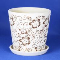 China Customizable Ceramic Pots For  Gardening In Different Colors for sale