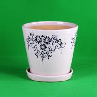 China Customizable Ceramic Pots For  Gardening In Different Colors for sale